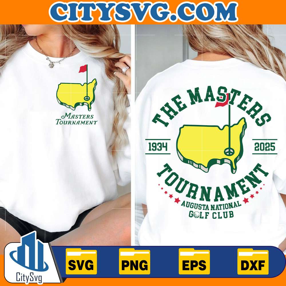 The Masters Golf Tournament, Augusta National, Golf Club Svg – CITYSVG