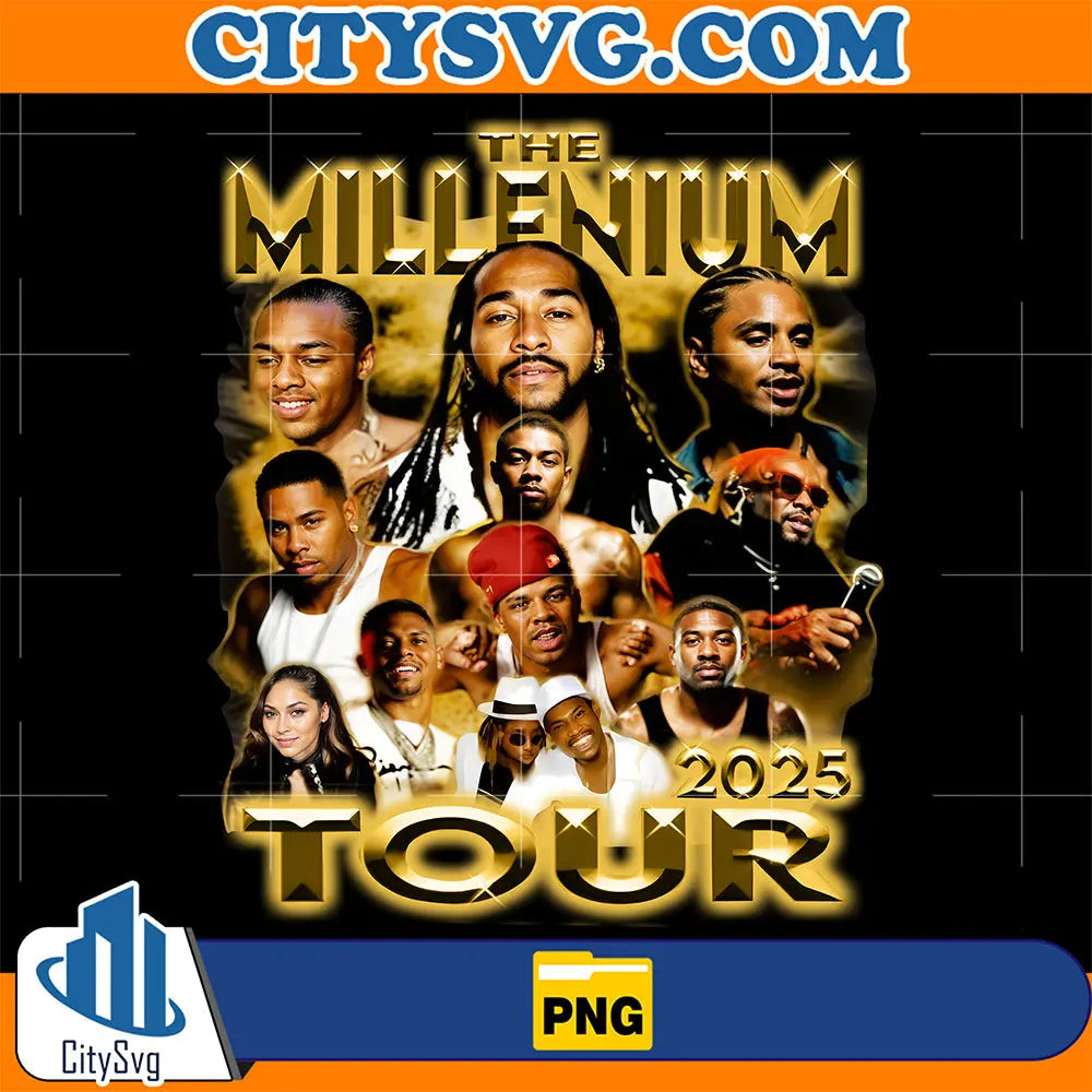 The Millenium 2025 Tour Png – CITYSVG