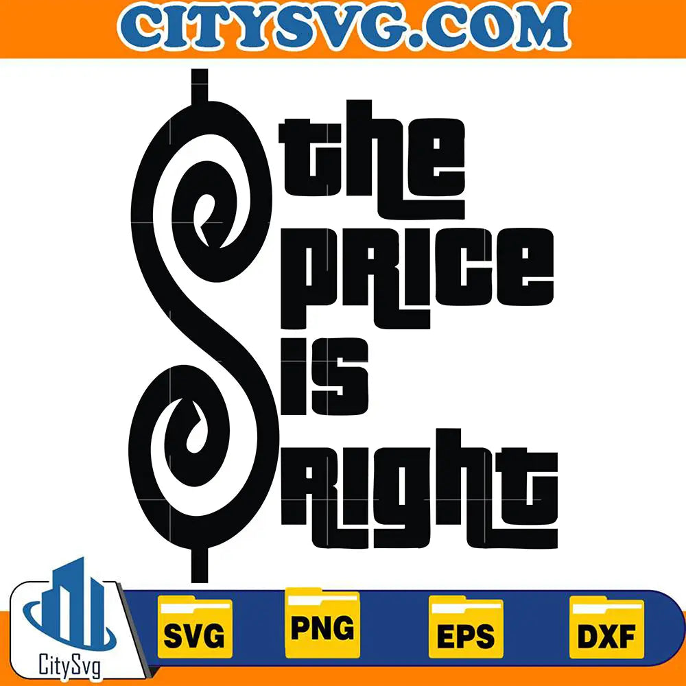The Price Is Right Svg – CITYSVG
