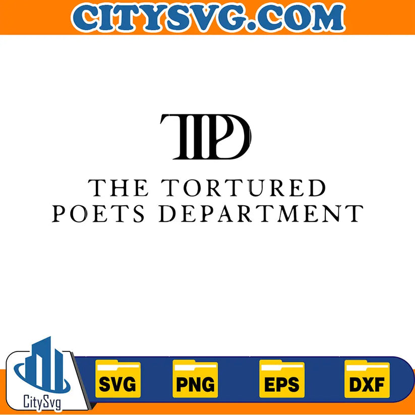 The Tortured Poets Department Svg – CITYSVG