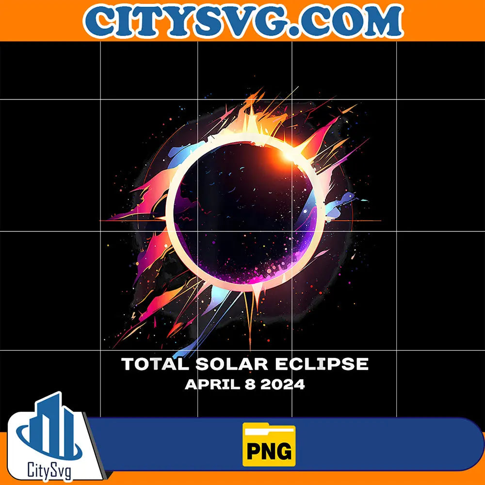 Total Solar Eclipse April 8 2024 Totality Souvenir Graphic Png, Total ...