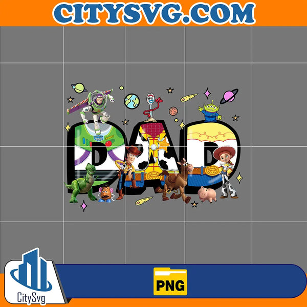 Toy Story Dad Png, Cartoon Dad Png, Characters Letters Png, Doodle Sto ...