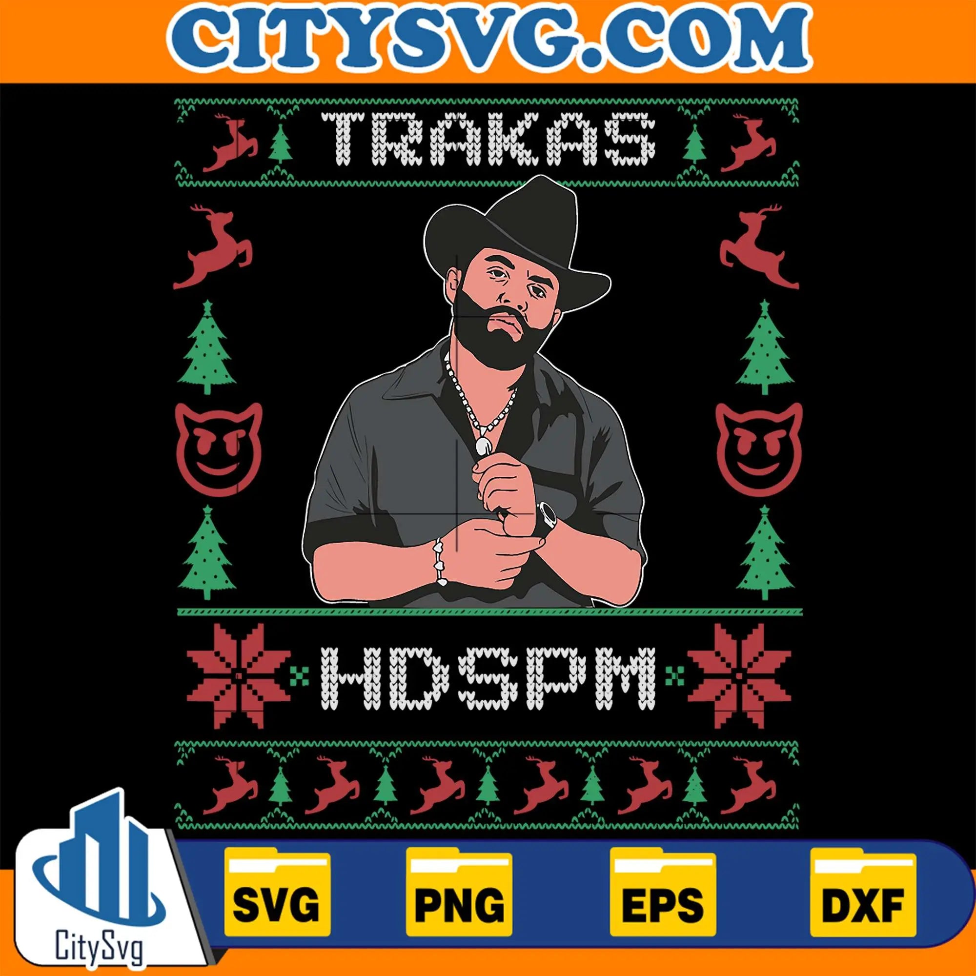 Trakas HSDPM Ugly Christmas Svg – CITYSVG