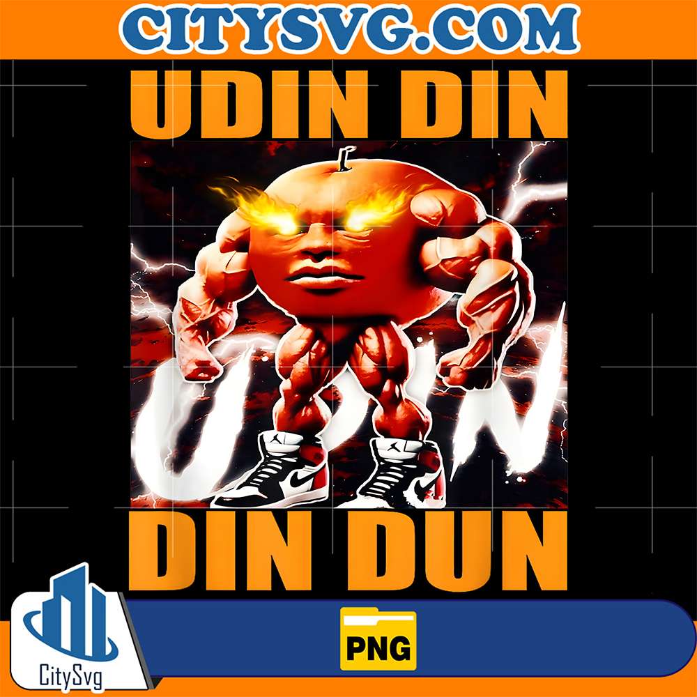 Udin Din Din Dun Udindindindun Orange Brainrot Meme Png – CITYSVG