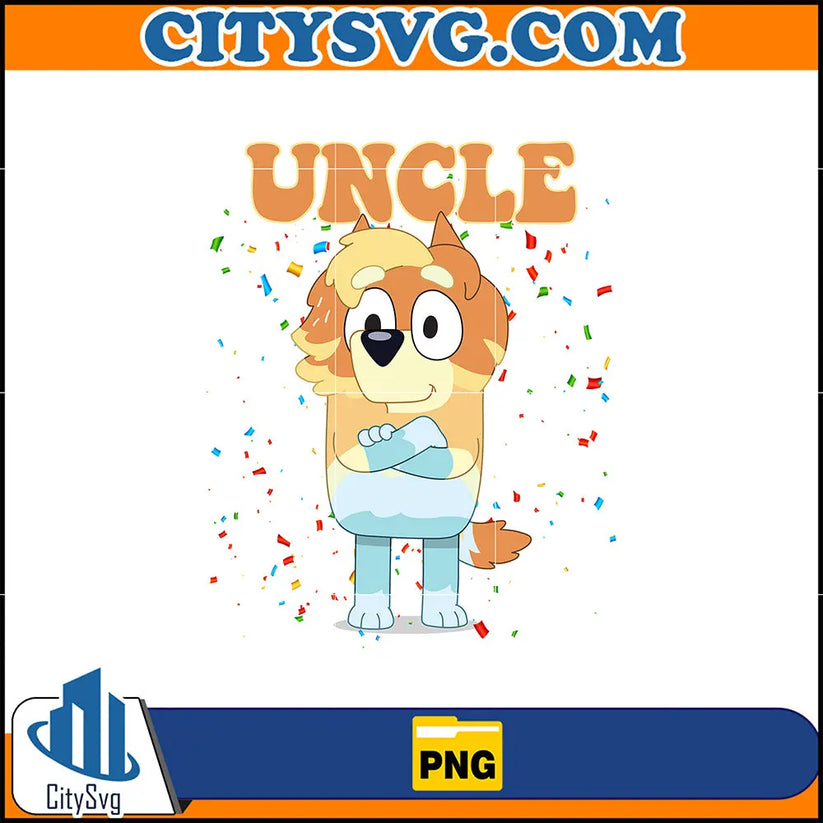 Uncle Rad Png, Bluey Family Matching Png, Instant Download – CITYSVG