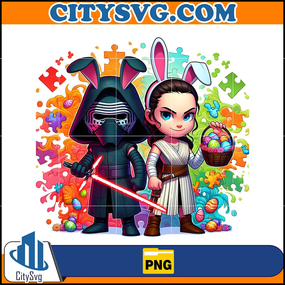 Villain Couple Cartoon Easter Png, Happy Easter Day Png, Funny Chibi E ...