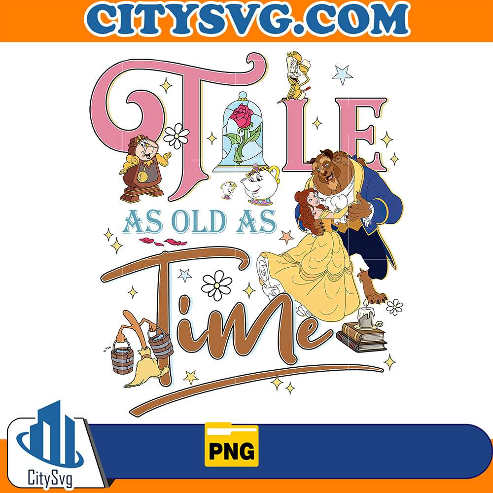 Belle Princess Tale As Old As Time Png – CITYSVG