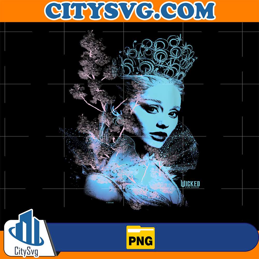 Wicked For Good Glinda Striking Portrait Png – CITYSVG