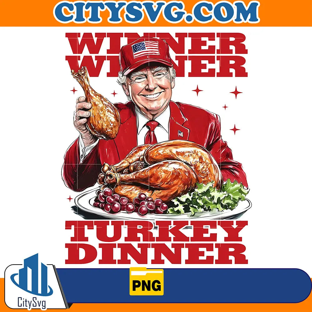 Winner Turkey Dinner Trump Png – CITYSVG