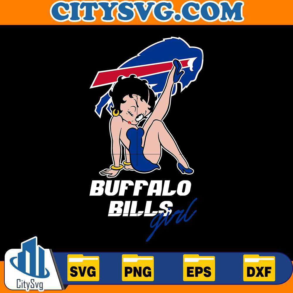 Buffalo Bills Betty Boop Svg – CITYSVG