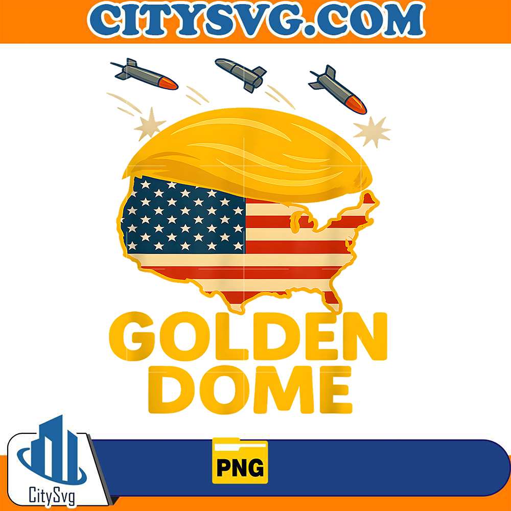Golden Dome Hair Shield USA Satire Png – CITYSVG