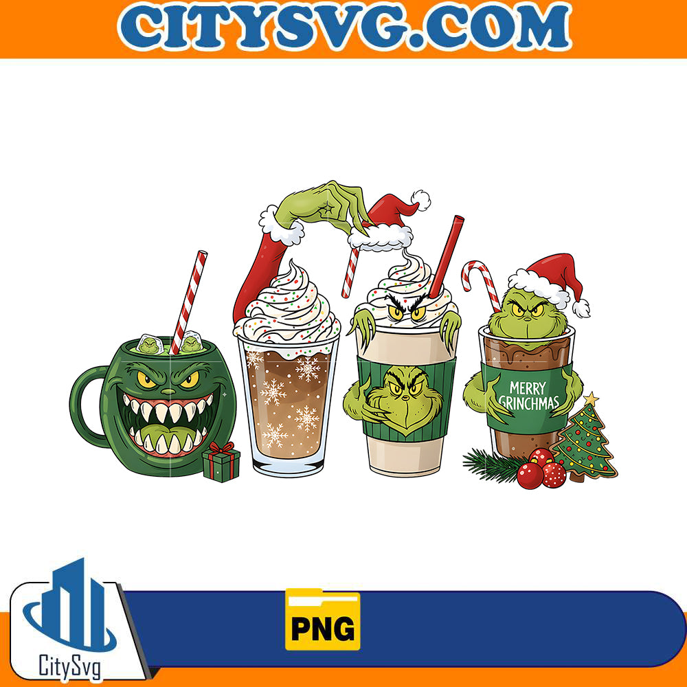 Grinch Coffee Drink Png – CITYSVG