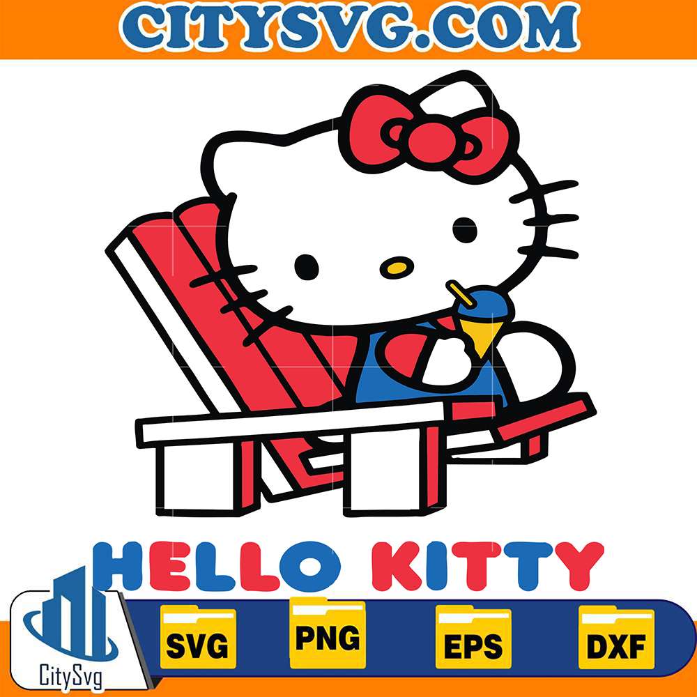 Hello Kitty Summer Svg – CITYSVG