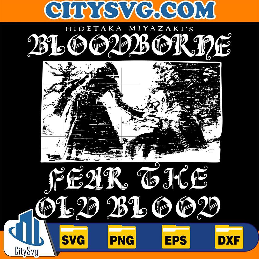 Hidetaka Miyazaki's Bloodborne Soulsborne Svg – CITYSVG