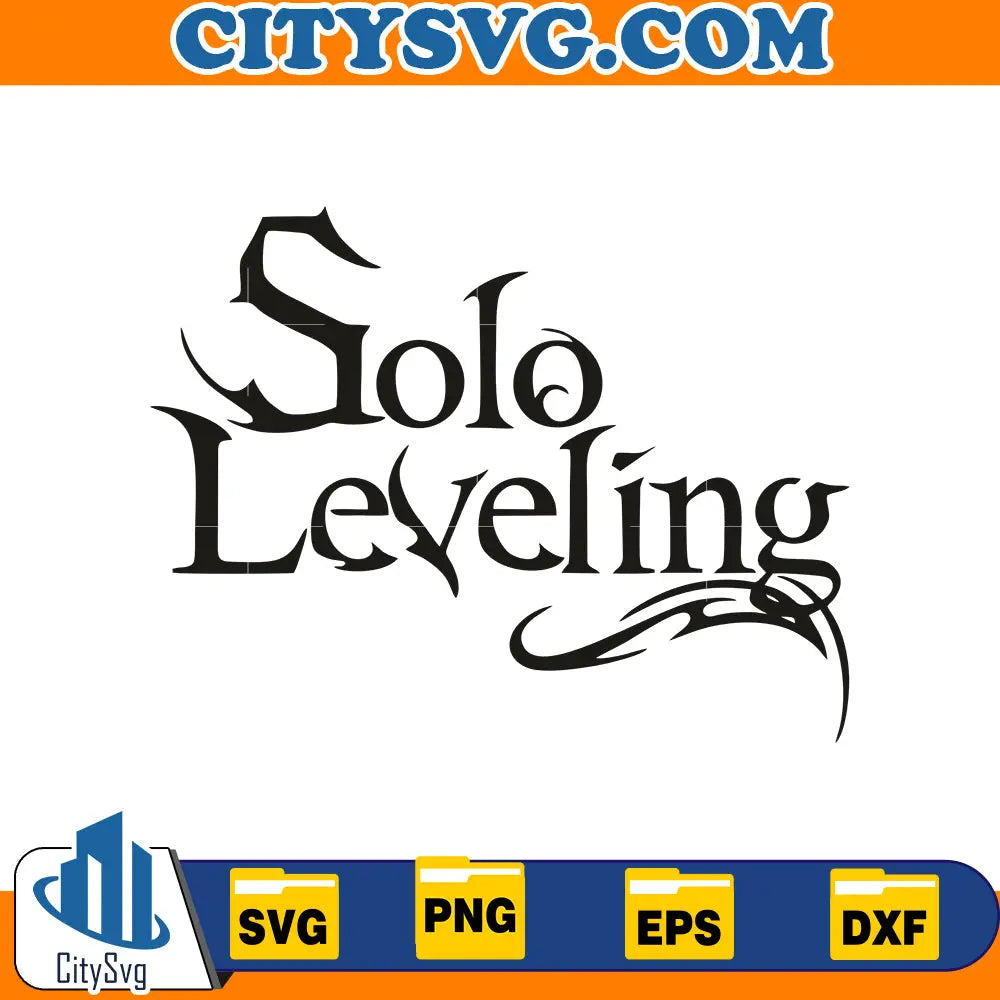 logo solo leveling svg, Solo leveling svg, anime svg, Digital Download ...