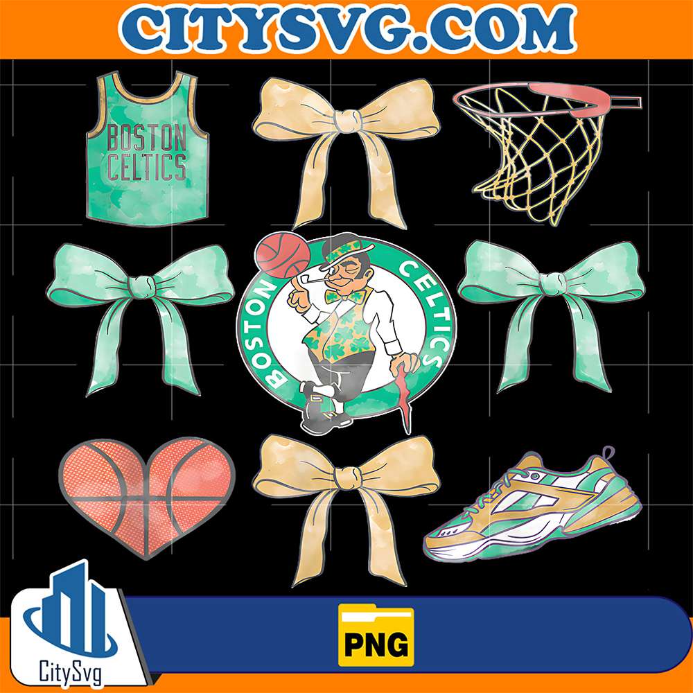 NBA Boston Celtics Bow Grid Png – CITYSVG