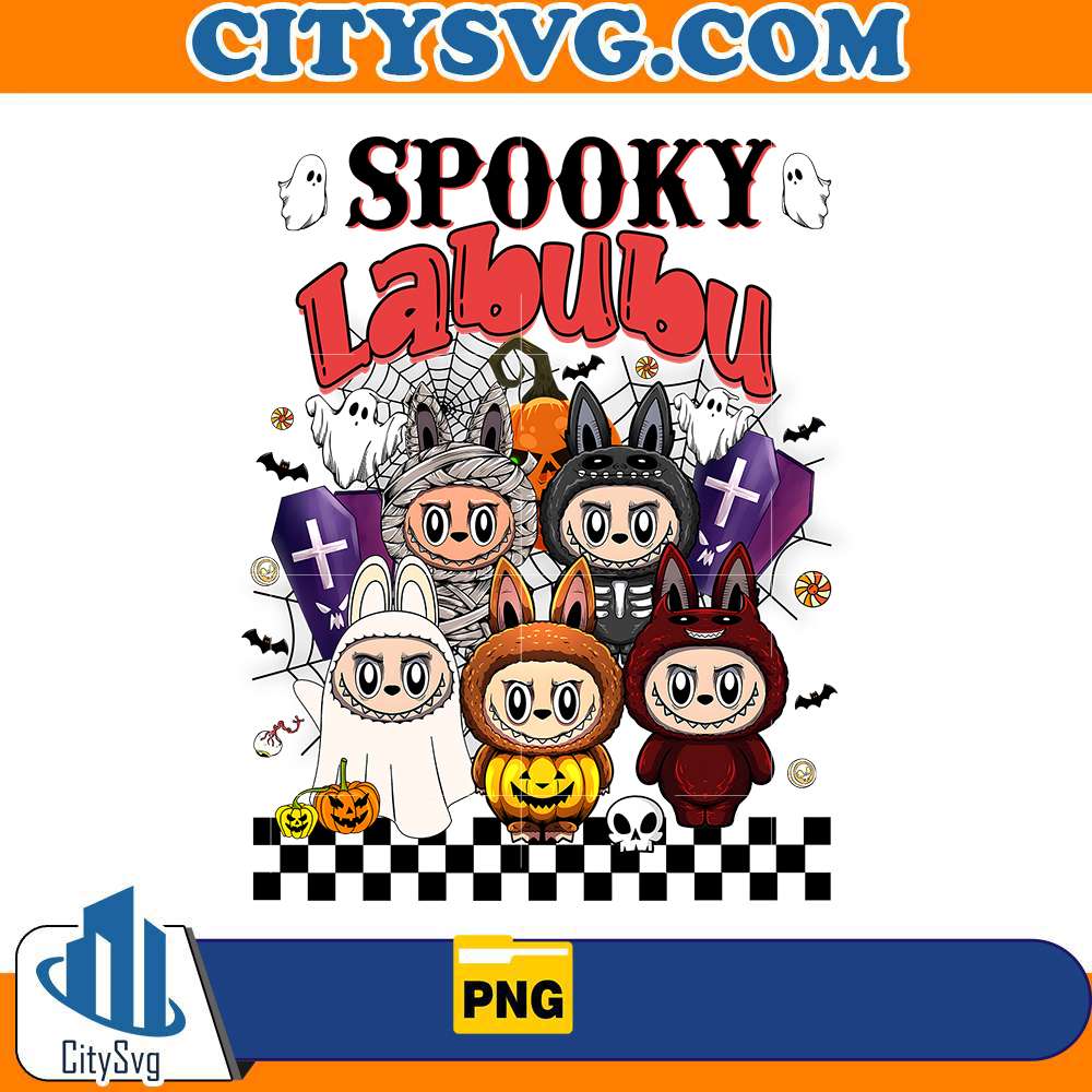 Spooky Labubu Halloween Png, Labubu Halloween Png – CITYSVG