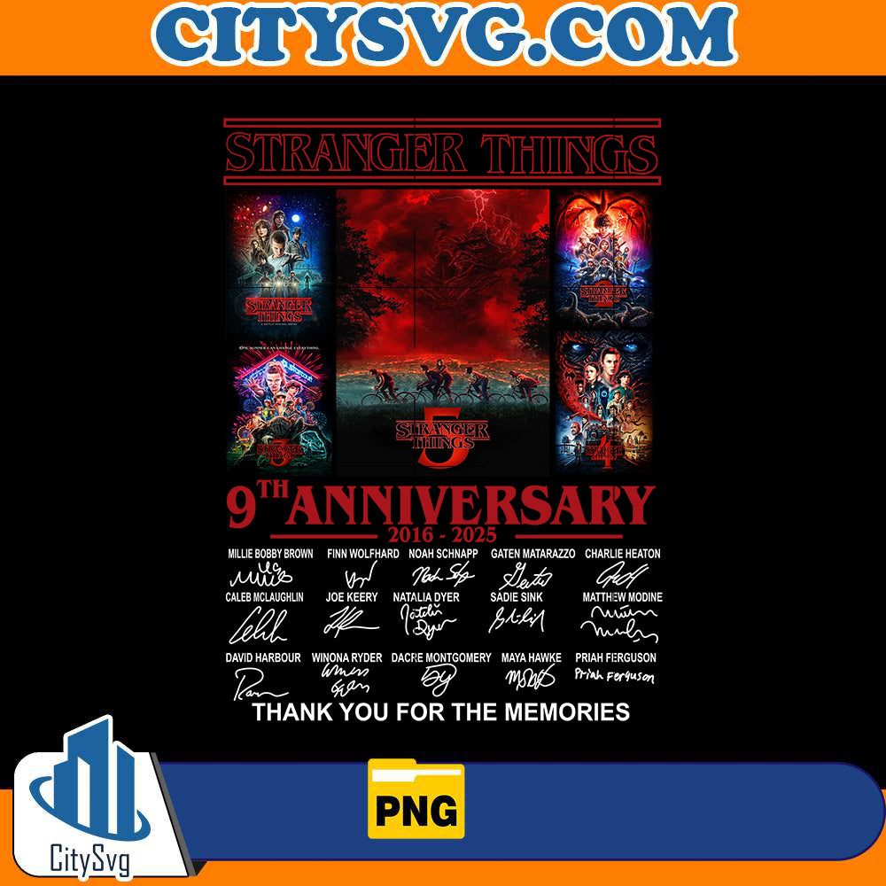 Stranger Things Season 5 PNG – CITYSVG
