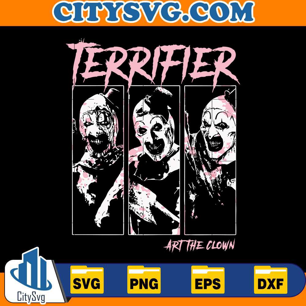 Terrifier Art The Clown Svg – CITYSVG