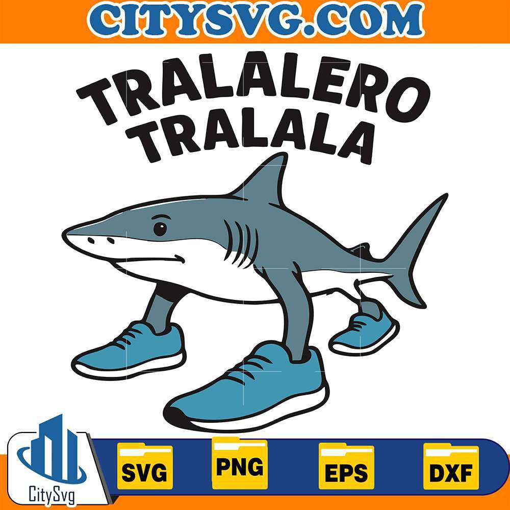 Tralalero Tralala Italian Brainrot Svg – CITYSVG